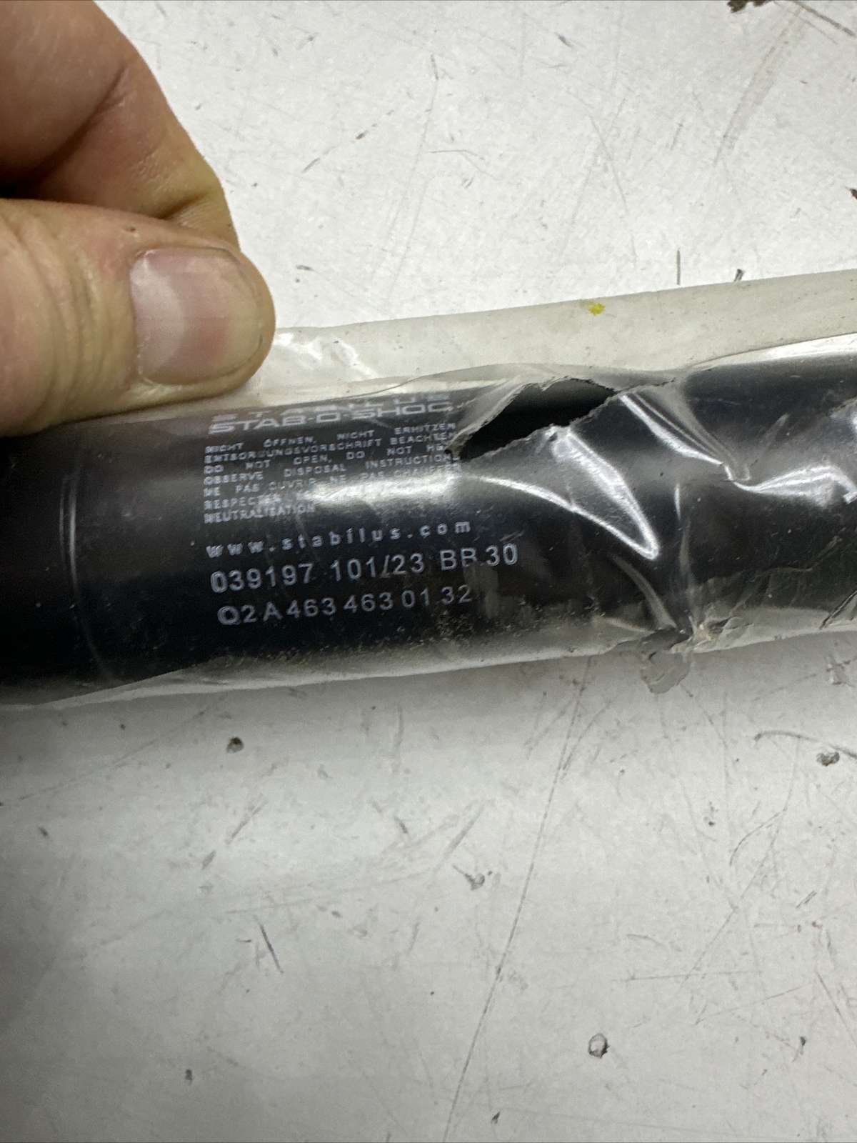 ORIGINAL Mercedes G-Klasse / Puch-G Lenkungsdämpfer A4634630132 ...