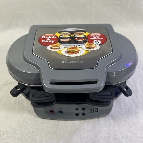 Hamilton Beach Dual Breakfast Sandwich Maker with Timer, Silver | eBay