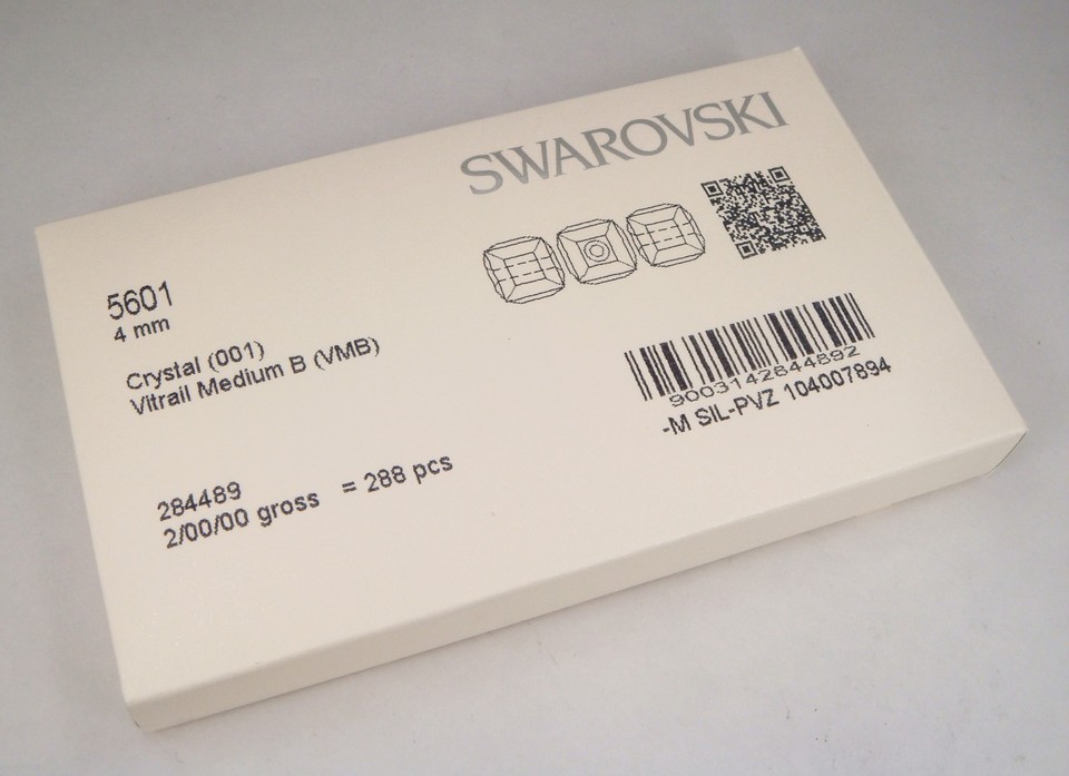 SWAROVSKI CRYSTAL ELEMENT #5601 CUBE SPACER BEAD ~ Many Color & Size | eBay