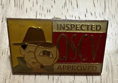 McDonald's Employee Inspected QSCV Approved Pin Back | eBay