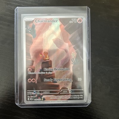 Charmander 168/165 - S&V 151 - Illustration Rare IR - Pokemon TCG Card ...