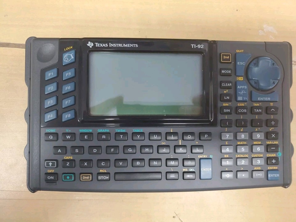TI-92 Graphing Calculator with Cover and Batteries, Texas Instruments ...