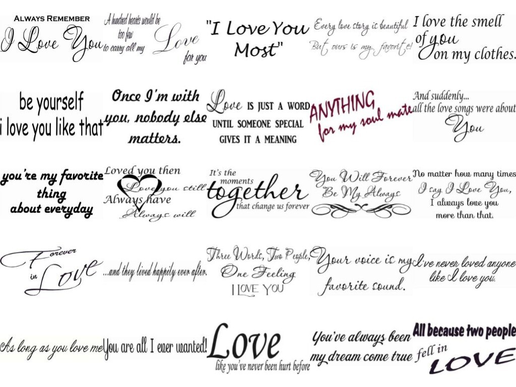 28 Love Quotes Vinyl Wall Decals by Scripture Wall Art, Romantic ...