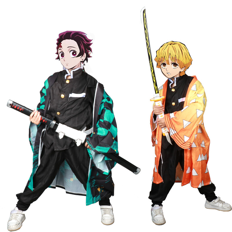 31.5'' Demon Slayer Sword Anime Katana Cosplay Weapon Tanjiro Nichirin ...