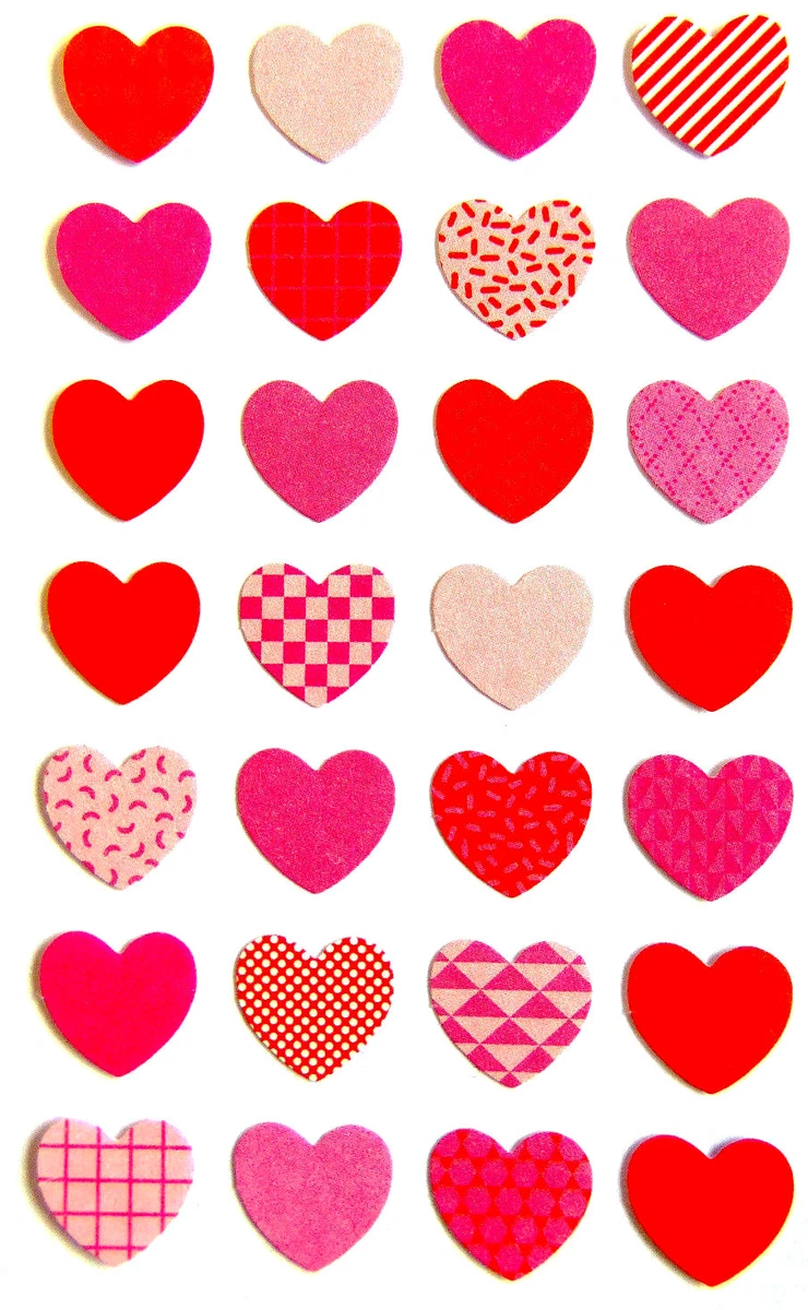 Red Printable Hearts