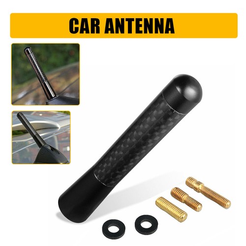Universal Car Radio Rubber Antenna Mast 3 inch FM AM Roof Mount Vehicle ...