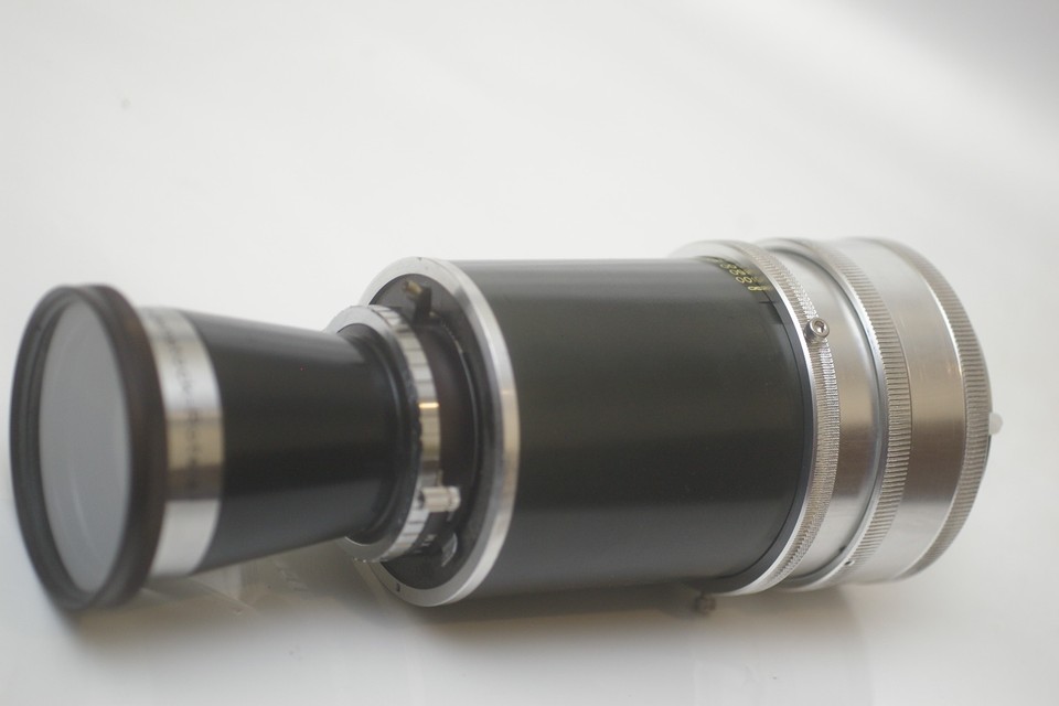 Graflex XL lens onto Sony FZ mount (PMW-F5,F55) Adapter with focus ...