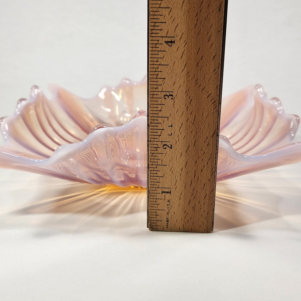 Vintage Fostoria Heirloom Pink Opalescent 7" x 7" Square Candy Dish | eBay