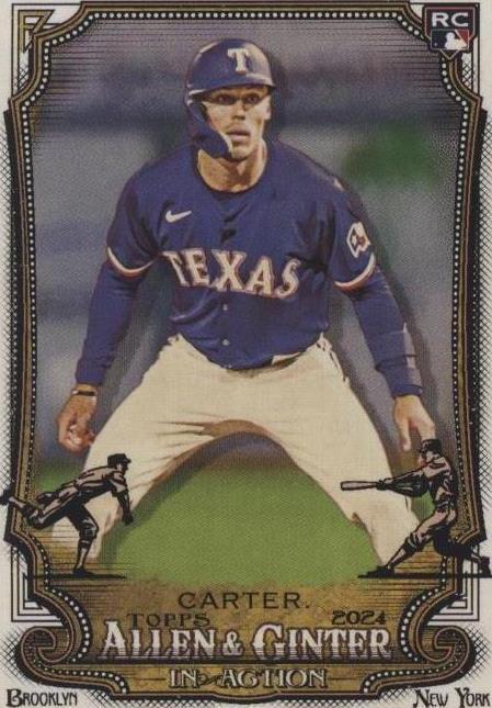 2024 Topps Allen & Ginter - In Action Variations Evan Carter #IA-2 (RC ...