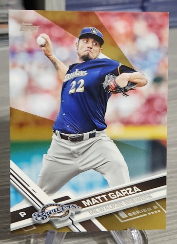 Matt Garza 2017 Topps Series Two Gold /2017 Milwaukee Brewers #507 | eBay
