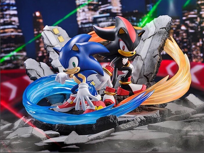 NEW - Sonic the Hedgehog Super Situation Figure S FIRE - SA2 Adventure ...