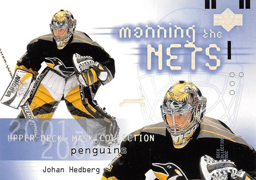 2001-02 UD Mask Collection #124 Johan Hedberg MTN | eBay