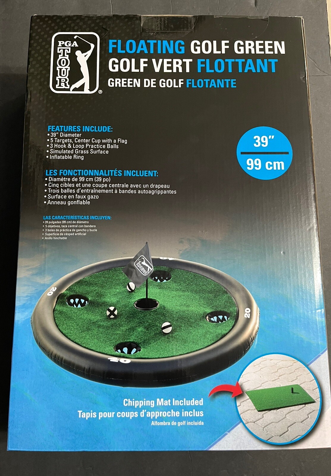 PGA Tour Floating Golf Green Pool Backyard Swimming Floating Golf Game ...