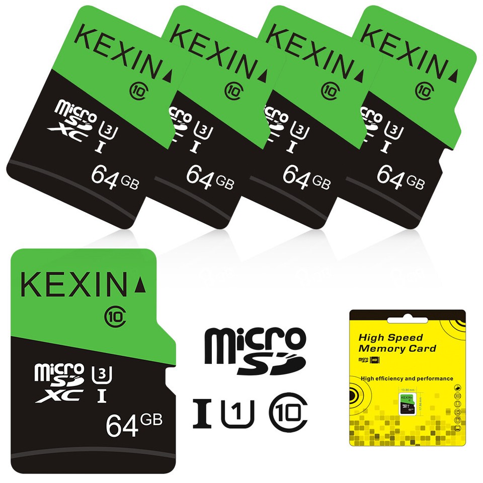 64GB Micro SD Card UHS-I Class 10 Micro SD Card Memory Card with SD ...