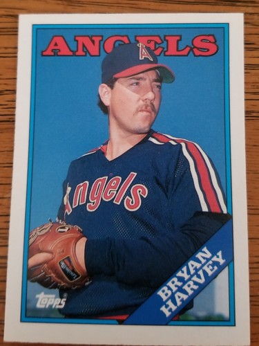 Bryan Harvey California Angels 1988 Topps Baseball Card #45T Mint | eBay