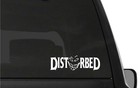 DISTURBED Vinyl Decal Car Window Laptop Guitar Metal Band Logo Sticker ...