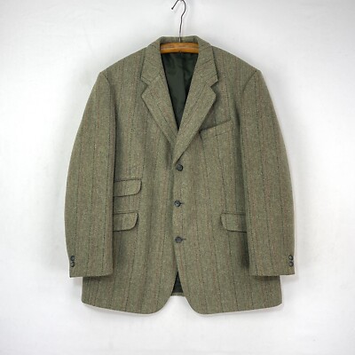 Brook Taverner James Pringle Derby Tweed Jacket Mens 42R Green Shooting ...