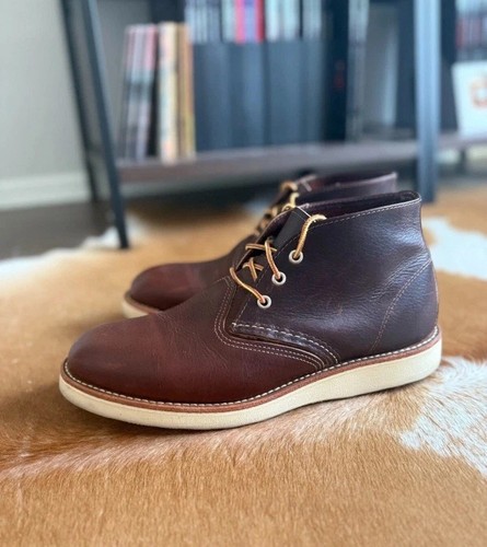 Red Wing 3141 Work Chukka Briar Oil Slick Boots Size 9.5 D | eBay