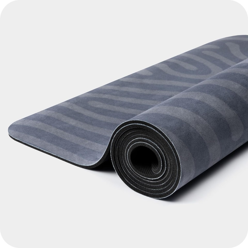 Yoga Mat, 4mm Cushioned Exercise Mat for Yoga, Pilates, Home Workouts ...