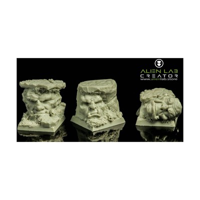 Alien Lab Mini Bases 25mm Orc Ruins (Round Base) Pack New | eBay