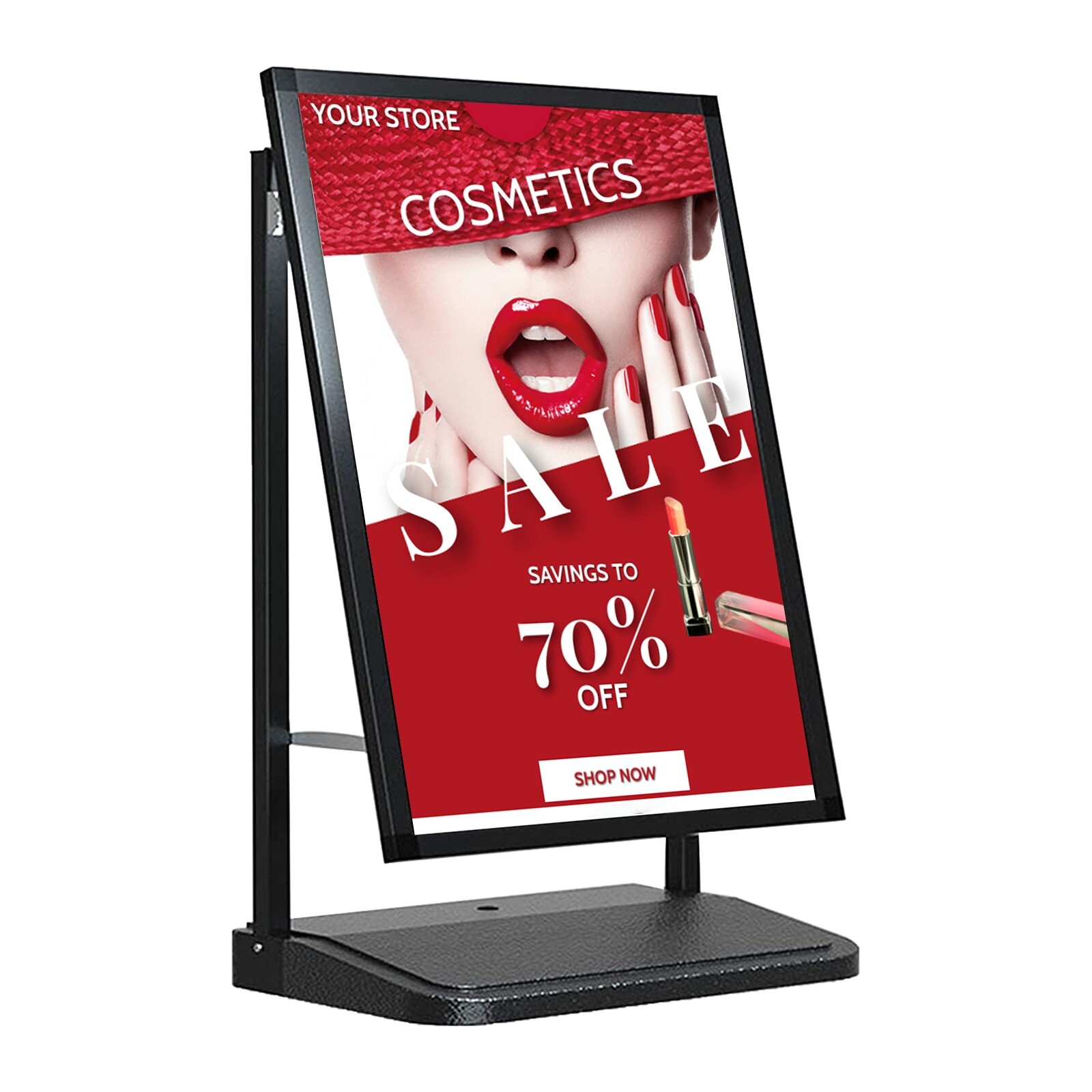 24"x36" Sidewalk Sign Holder，Outdoor/Indoor Advertising Holder Water ...
