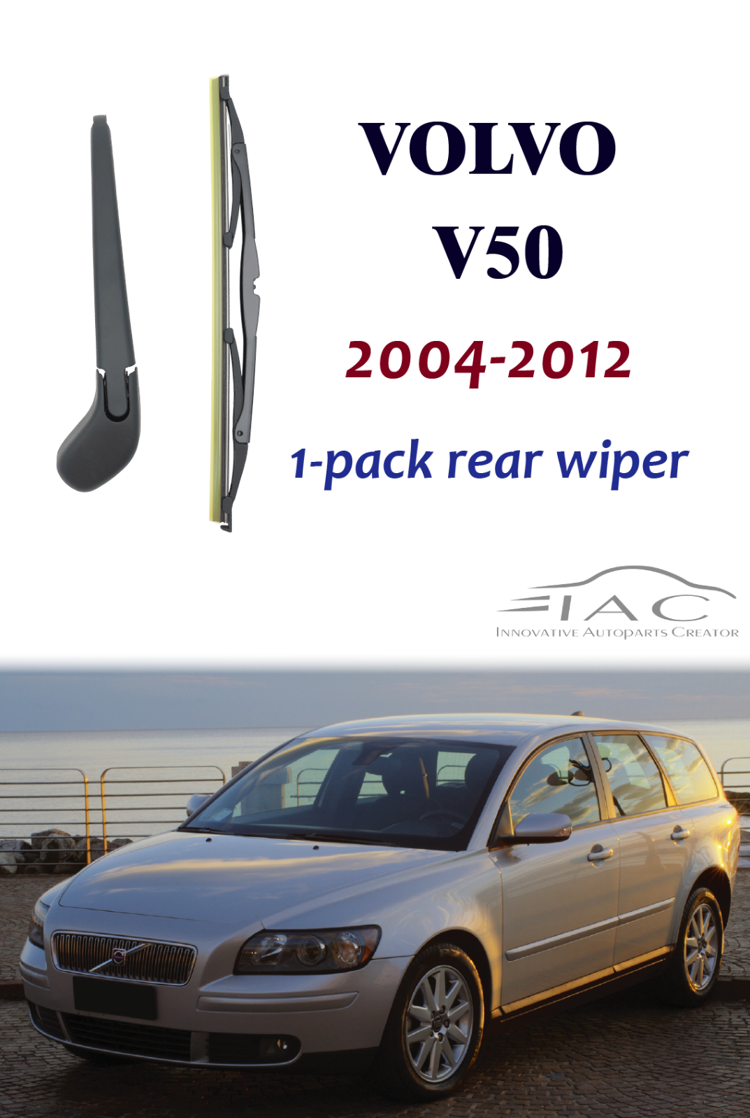 Rear Windshield Wiper Blade For Volvo V50 2004-2012 | eBay