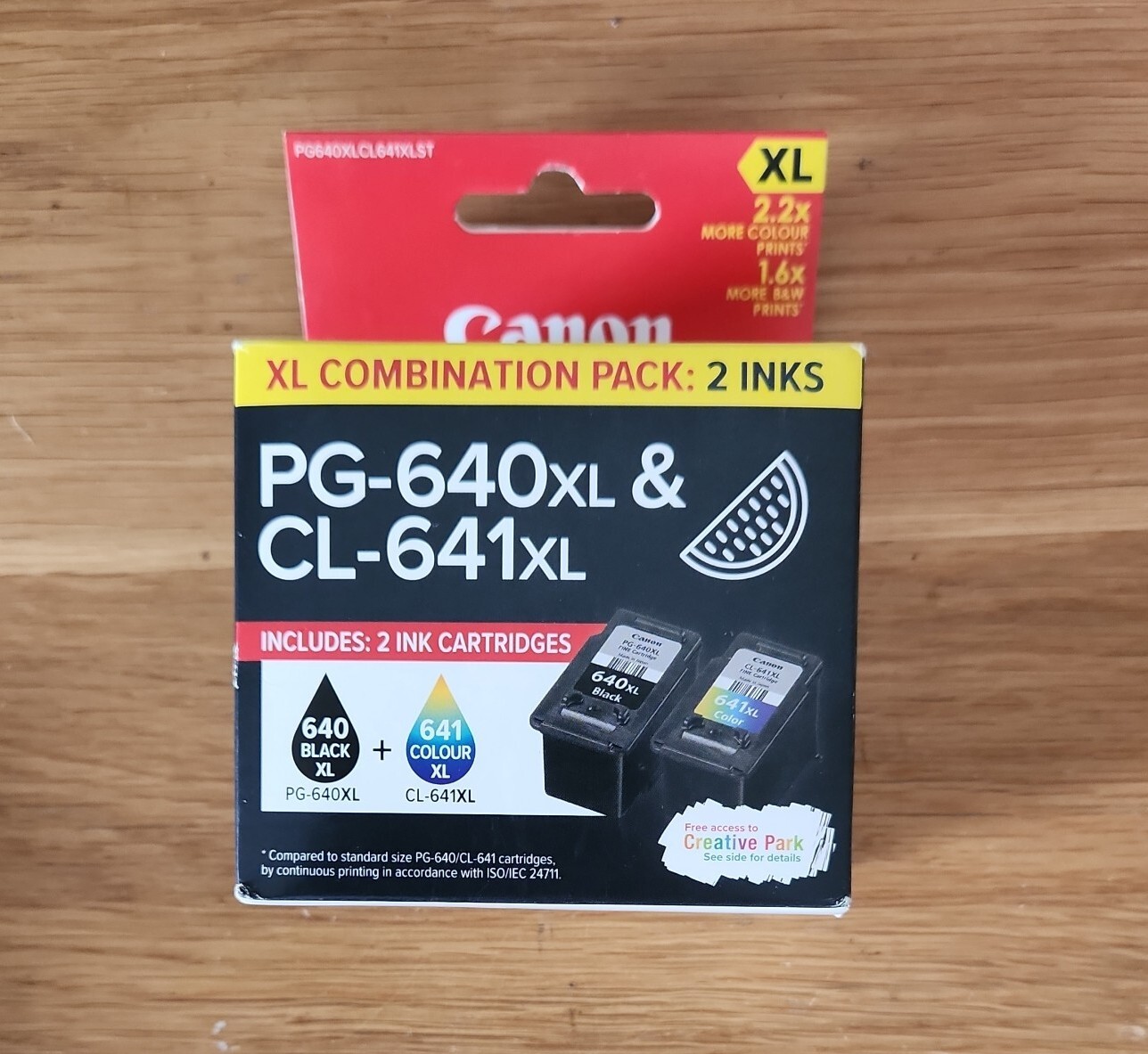 GENUINE CANON 1x PG 640XL BLACK 1x CL 641XL Color MG2160/MG3160/MG4160 ...