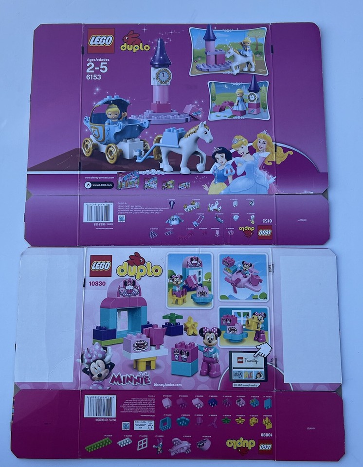Lego Duplo Disney #10830 Minnie’s Cafe & #6150 Cinderella’s Carriage ...