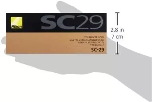 Nikon SC-29 TTL Off-Camera Flash Sync Cord 1.5m for Speedlight SB-910 ...