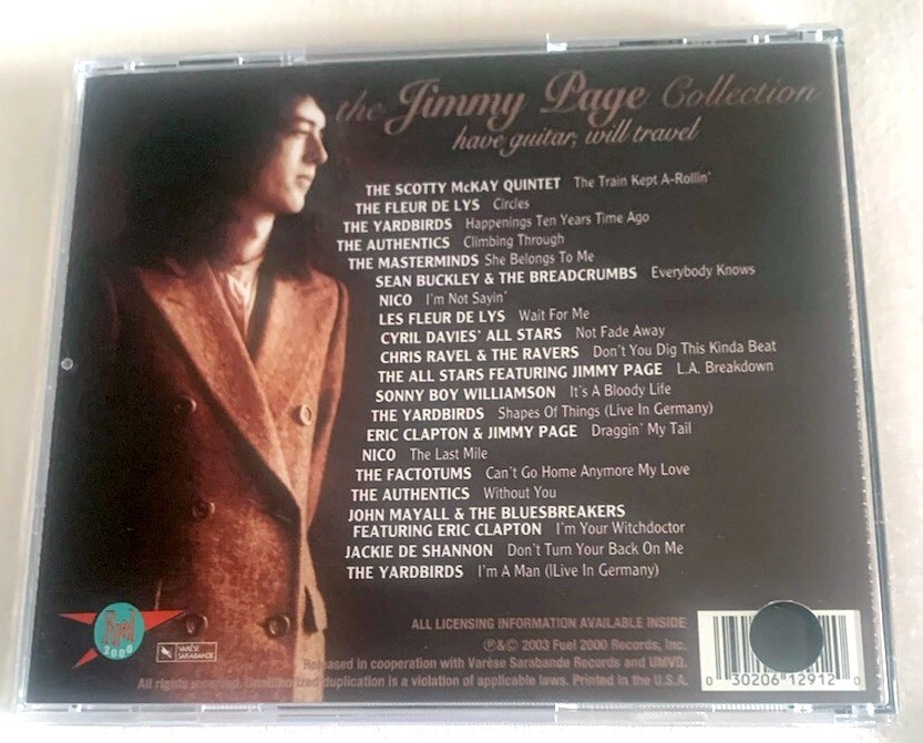 JIMMY PAGE-COLLECTION:HAVE GUITAR WILL TRAVEL-CD-(Blues Rock,Led ...
