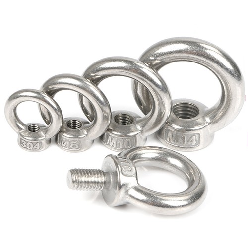 M3 M4 M5 M6 M8 M10 to M36 LIFTING EYE NUTS & BOLTS A2 STAINLESS STEEL ...