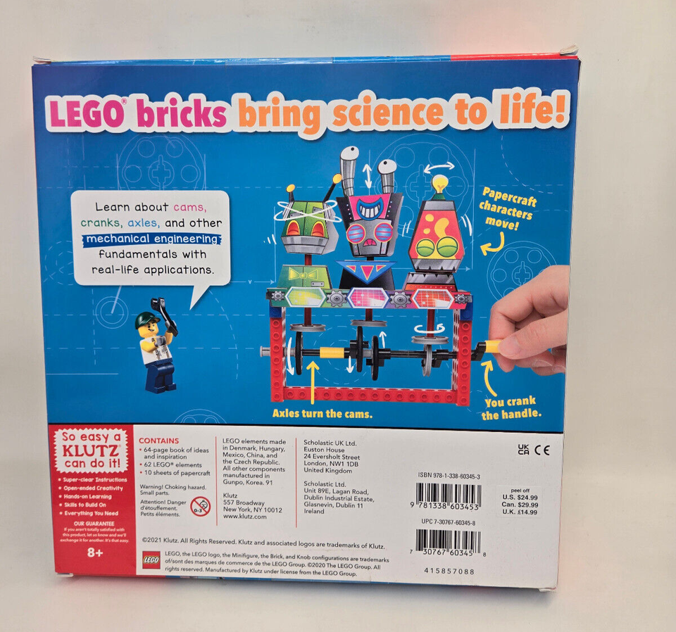 Klutz Lego Gear Bots Science/STEM Activity Kit for 8-12 NEW!* | eBay