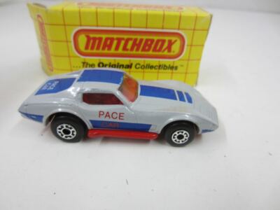 Vintage Matchbox 0-00-21 CORVETTE PACER Pace Car w/Original Box mb21 | eBay