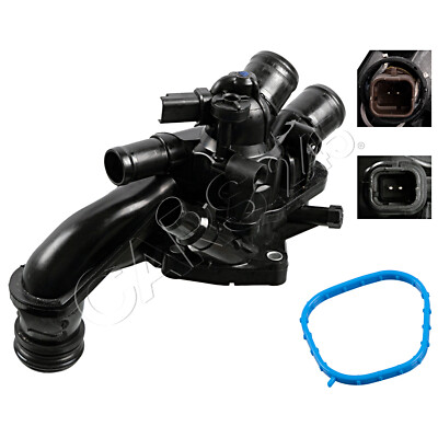 FEBI Thermostat Housing For CITROEN C4 II PEUGEOT 207 Cc 208 06-17 1336 ...