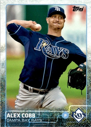 2015 Topps Baseball Card Alex Cobb Tampa Bay Rays #28 | eBay
