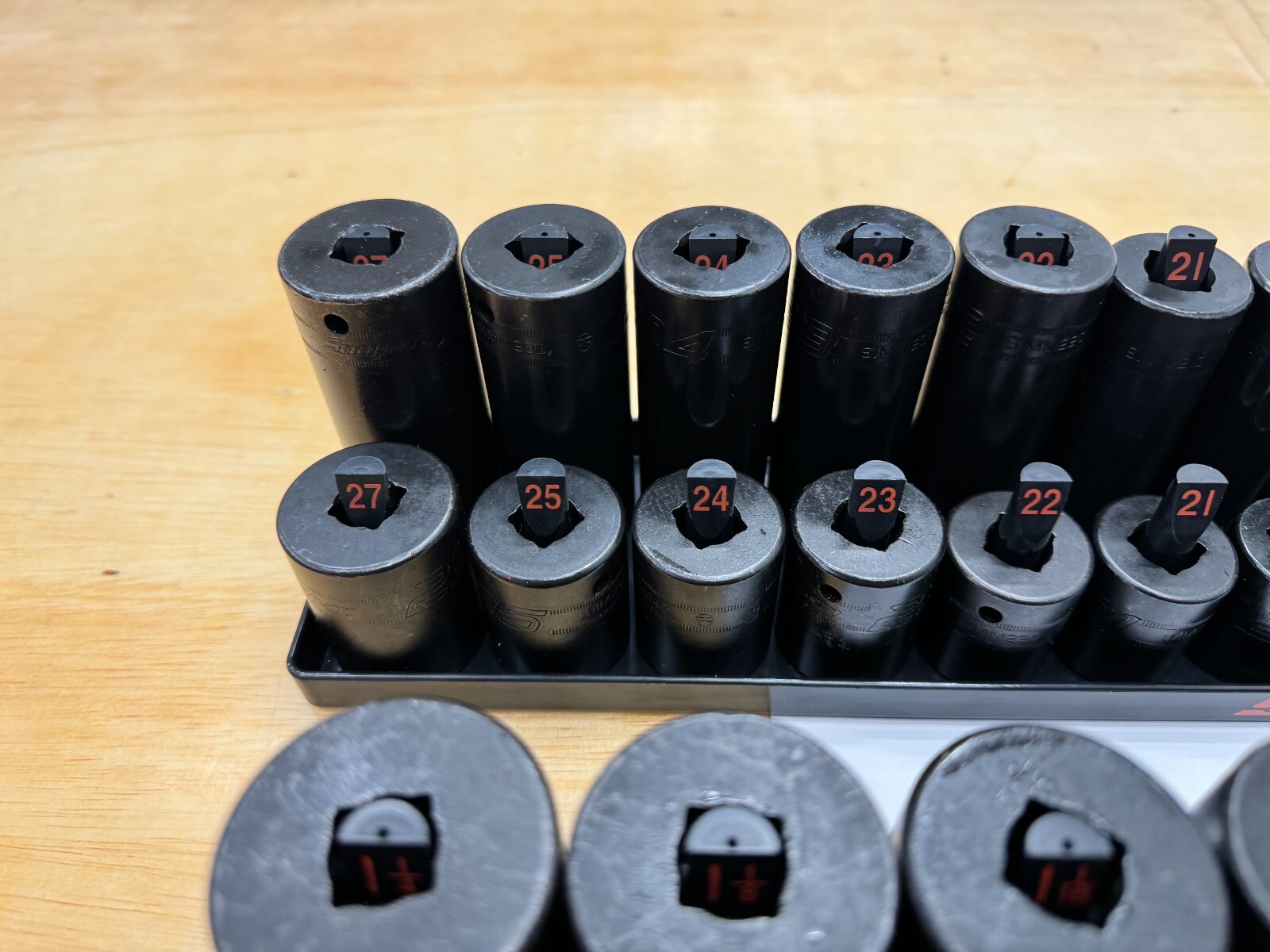 Snap-on Tools BLACK 62pc 1/2" Drive 6pt Impact Shallow / Deep Master ...