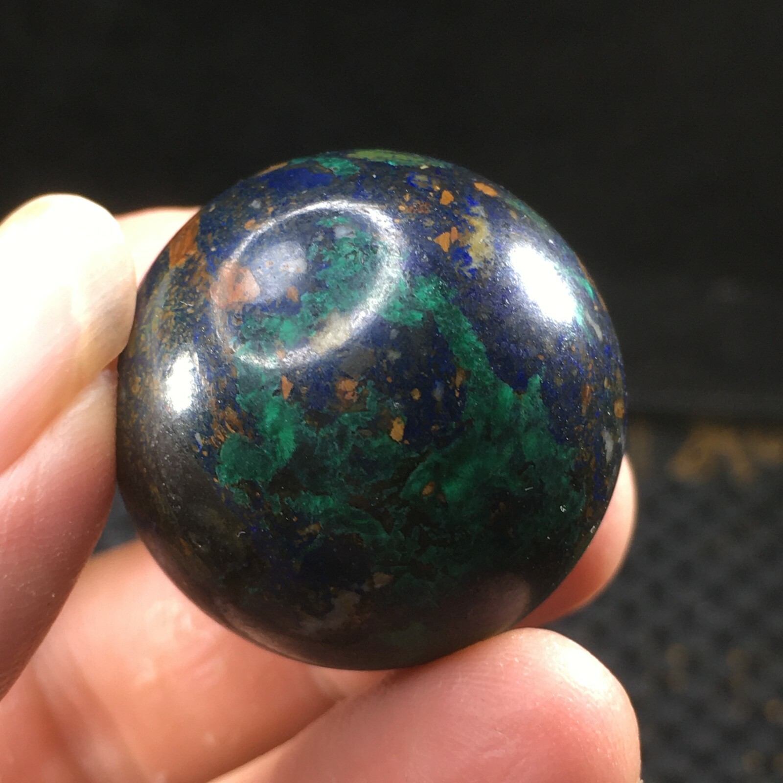 Natural Rare AZURITE high grade Polished Sphere Ball 29mm | eBay