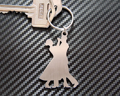 BALLROOM DANCERS DANCING DANCE Keyring Keychain Key Stainless Steel | eBay