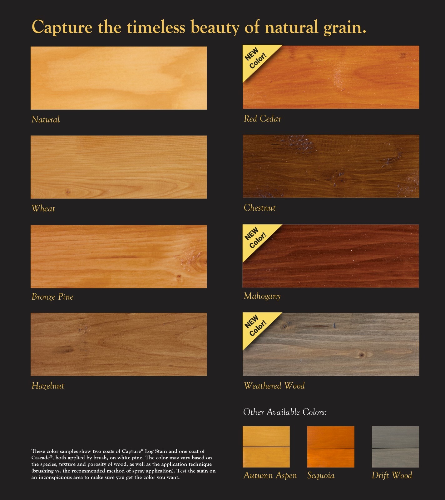 Sashco Capture Log Stain, 5 Gallon, 11 Colors - Interior & Exterior Log ...