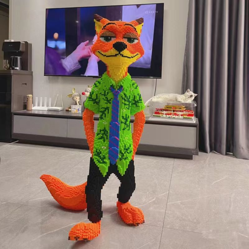 Zootopia Judy Hopps Nick Wilde Building blocks Over 3fts | eBay