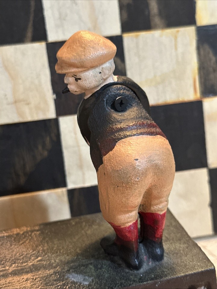 Vintage Birdie Putt Cast Iron Golfing Mechanical Coin Piggy Bank Paul ...