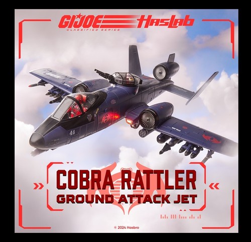 GI Joe Haslab Cobra Rattler Ground Attack Jet JET AND GUNNER | eBay