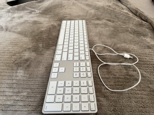 Apple A1243 Wired USB Keyboard with Numeric Keypad - Genuine & Tested ...