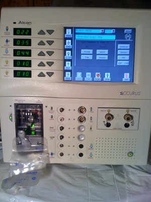 ALCON ACCURUS 800CS PHACOEMULSIFIER COMBINED PROCEDURE / WARRANTY ...