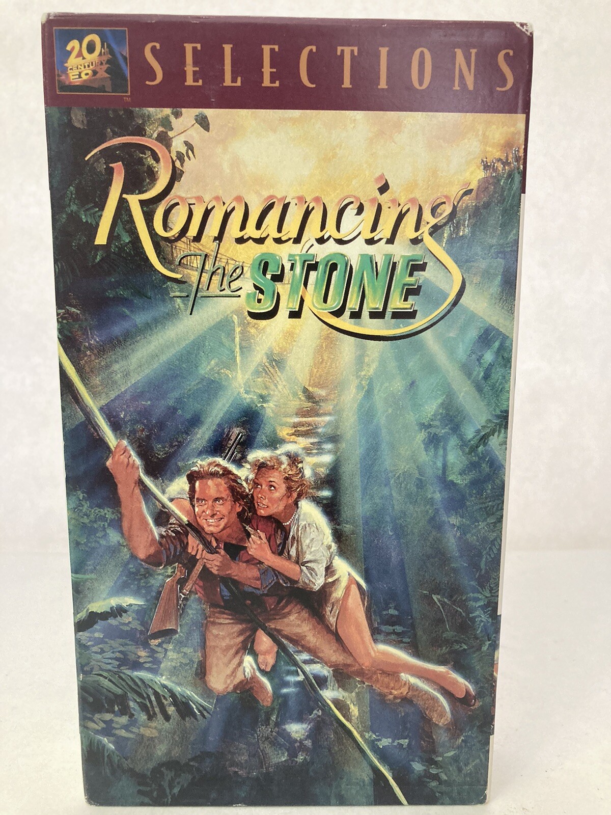 Romancing the Stone (VHS, 1997) Michael Douglas, Kathleen Turner, Danny ...