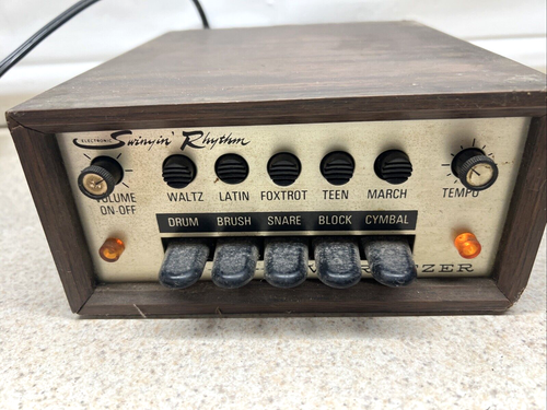 VINTAGE WURLITZER SWINGIN' RHYTHM ANALOG DRUM MACHINE 5020 - Untested ...