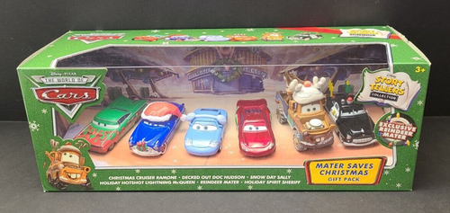 Pixar Cars • Mater Saves Christmas 6-Car Gift Pack • 2009 Target ...