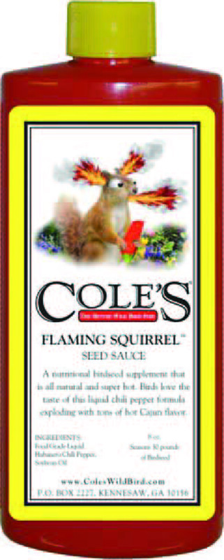 Cole's Wild Bird Products Fs08 Flaming Squirrel Seed Sauce 8-ounce for ...