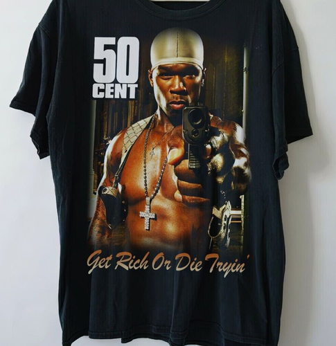 50 Cent Get Rich or Die Trying T-shirt Black Tee S-5XL 191 | eBay