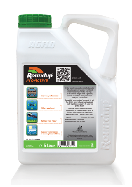 Roundup Pro Biactive 360 Glyphosate Weedkiller - 5L for sale online ...